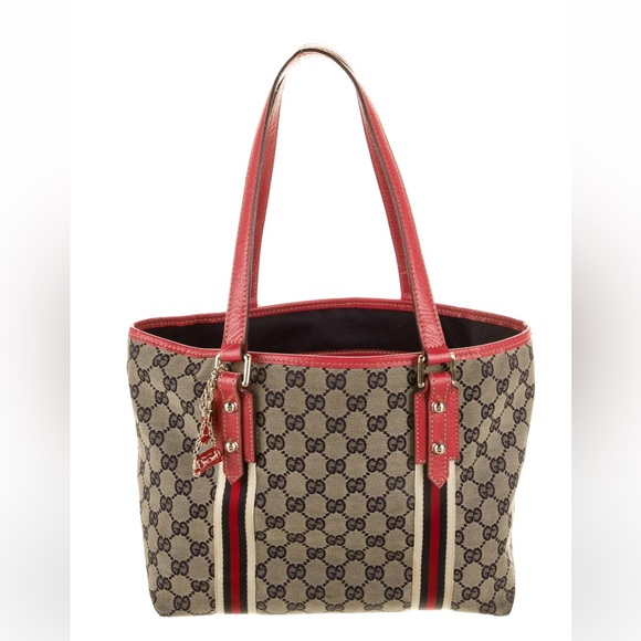 Gucci | Bags | Sherry Line Web Gucci Tote Genuine | Poshmark